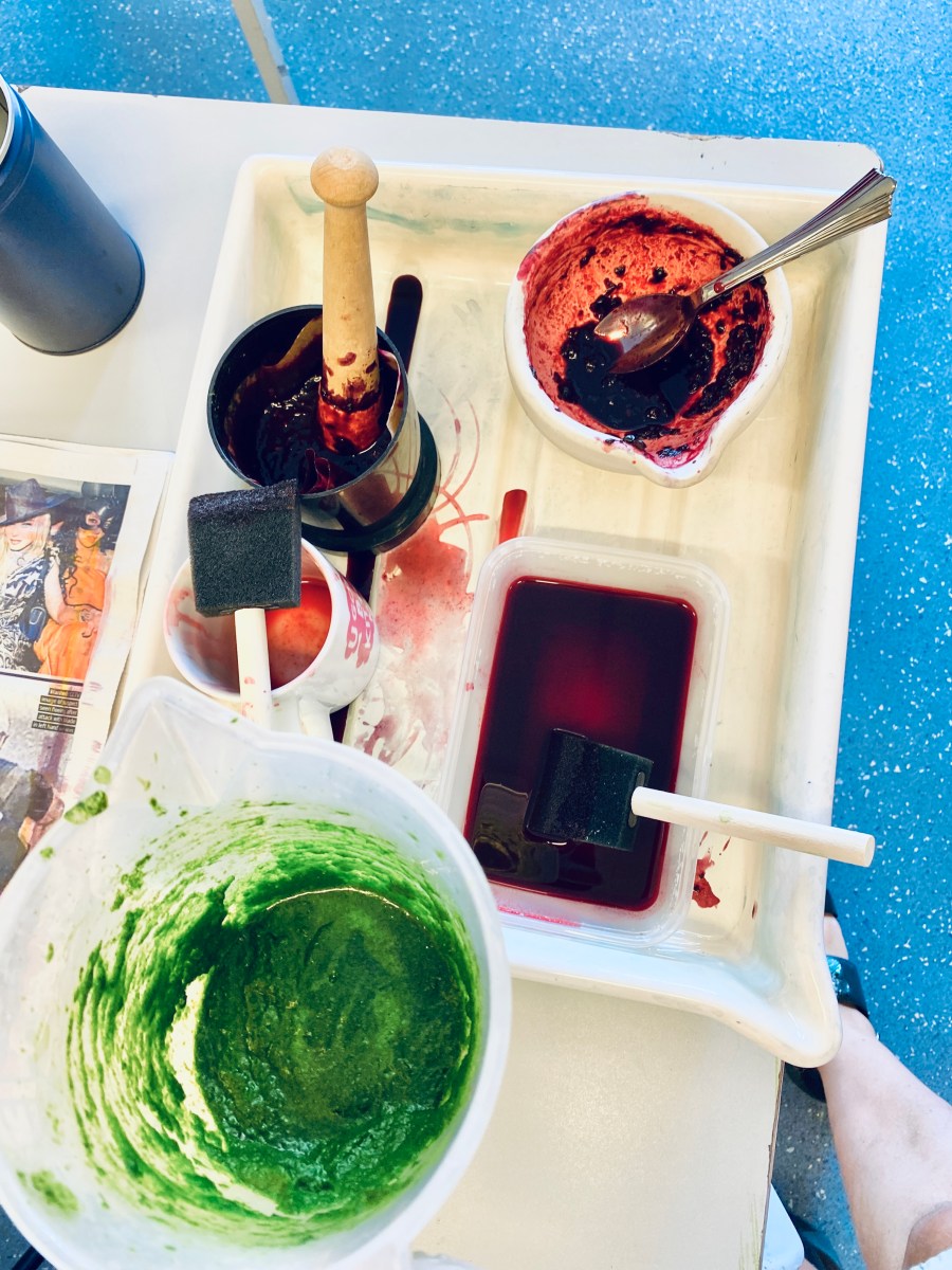 Anthotypes & Cyanotypes 18/8/23 – Sarah Garrod